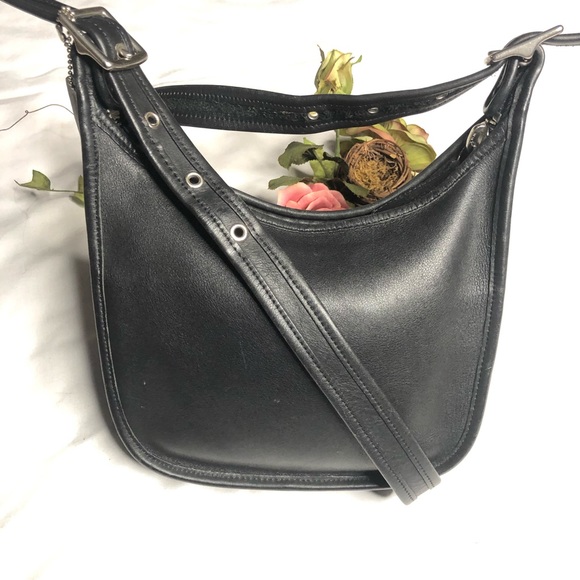 Coach | Bags | Coach Janice Legacy Vintage 995 Black Leather Cross Body ...